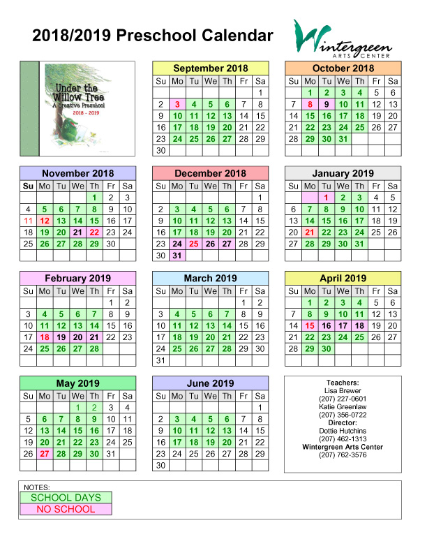 Creative Preschool – Wintergreen Arts Center