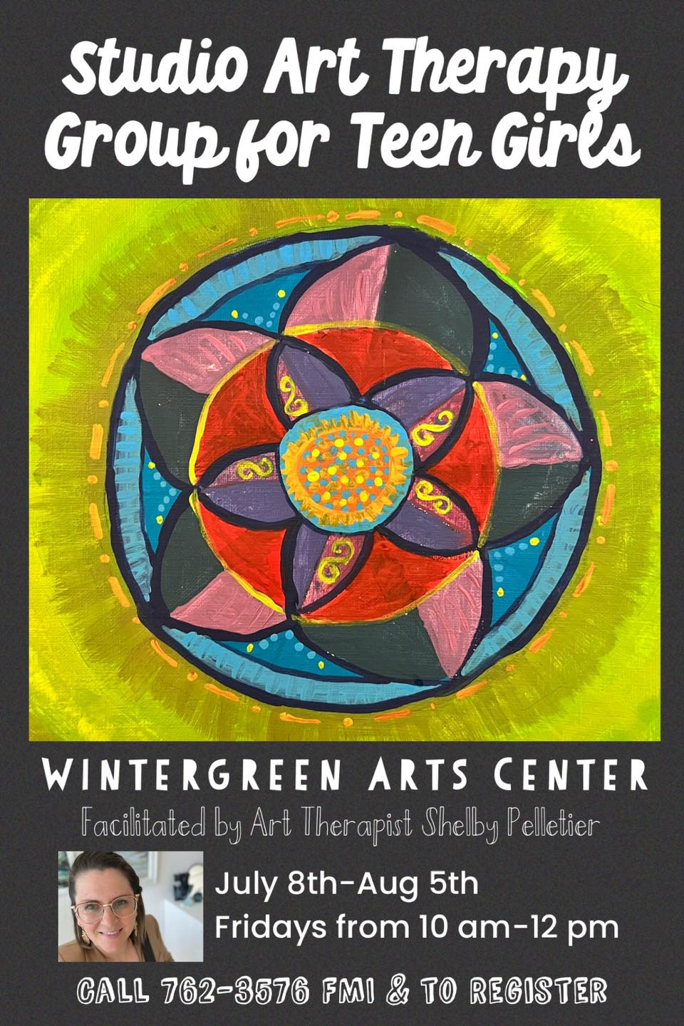 Studio Art Therapy Group for Teen Girls – Wintergreen Arts Center
